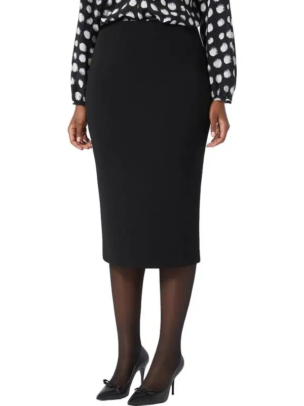 Marina Rinaldi Osaka Cady Pencil Skirt - Black