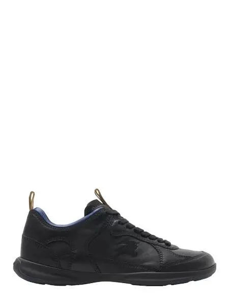 Burberry Leather Matrix Sneakers - Black