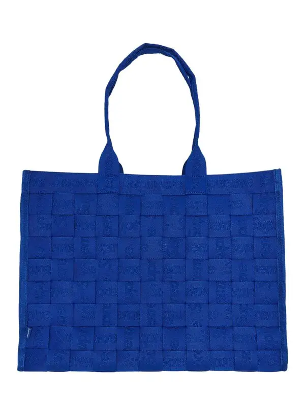 Supreme Woven Tote - Blue