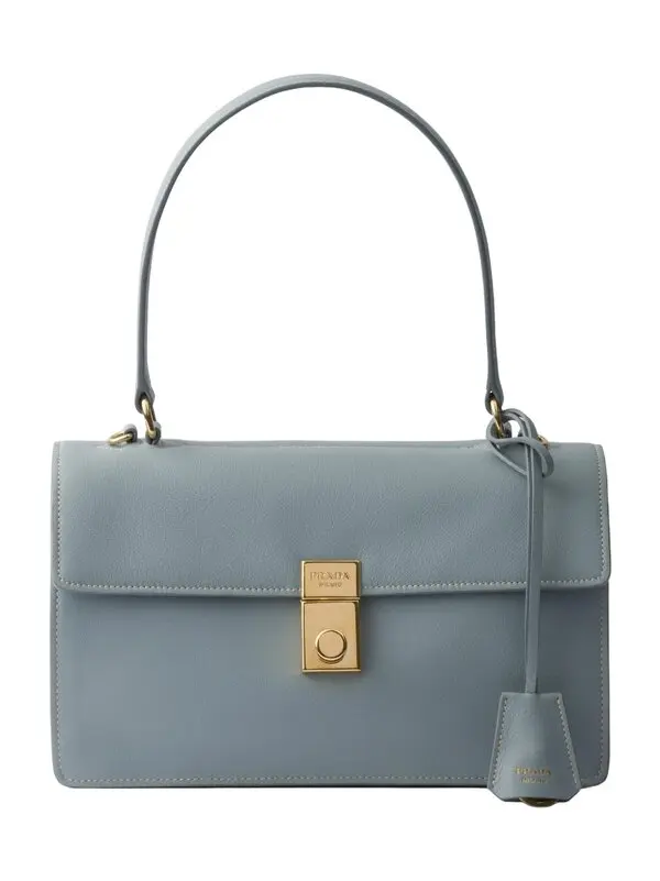 Prada Soft Sound Medium Shoulder Bag - Opaline