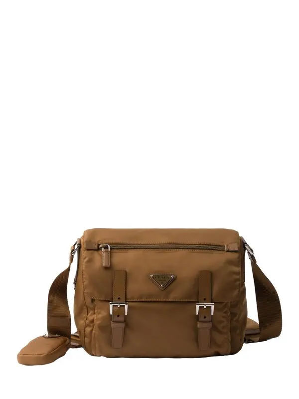 Prada Re-nylon Shoulder Bag - Brown