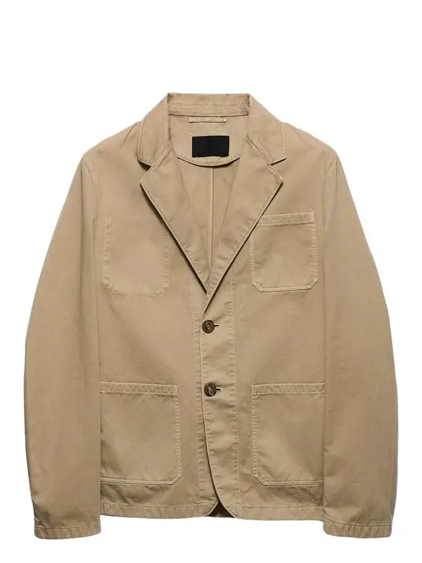 Prada Single-breasted Cotton Jacket - Cord
