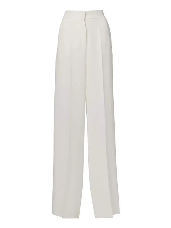 Max Mara Abetone High-rise Wide-leg Pants - Black