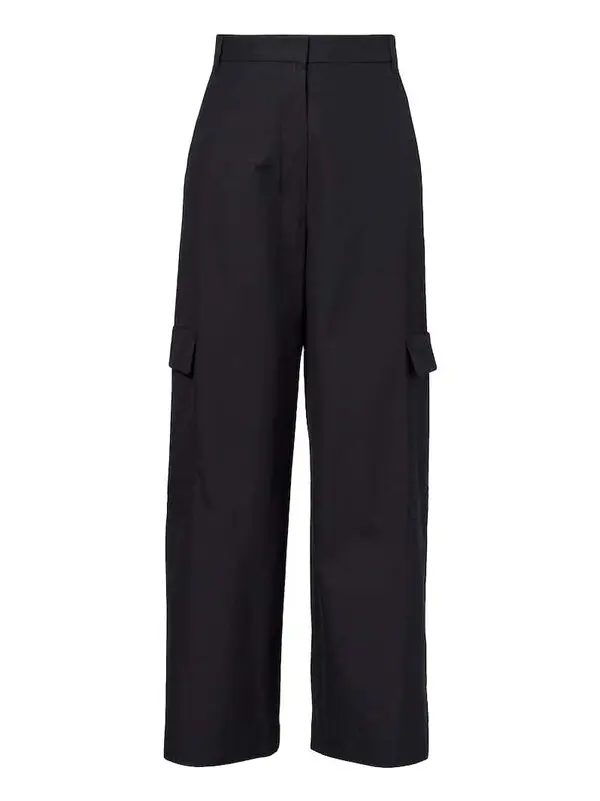 Max Mara Gloria High-rise Cargo Pants - Black