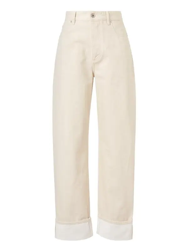 Bottega Veneta Wide-leg Jeans - White