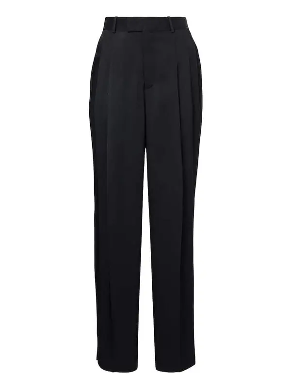 Bottega Veneta High-rise Tapered Pants - Black