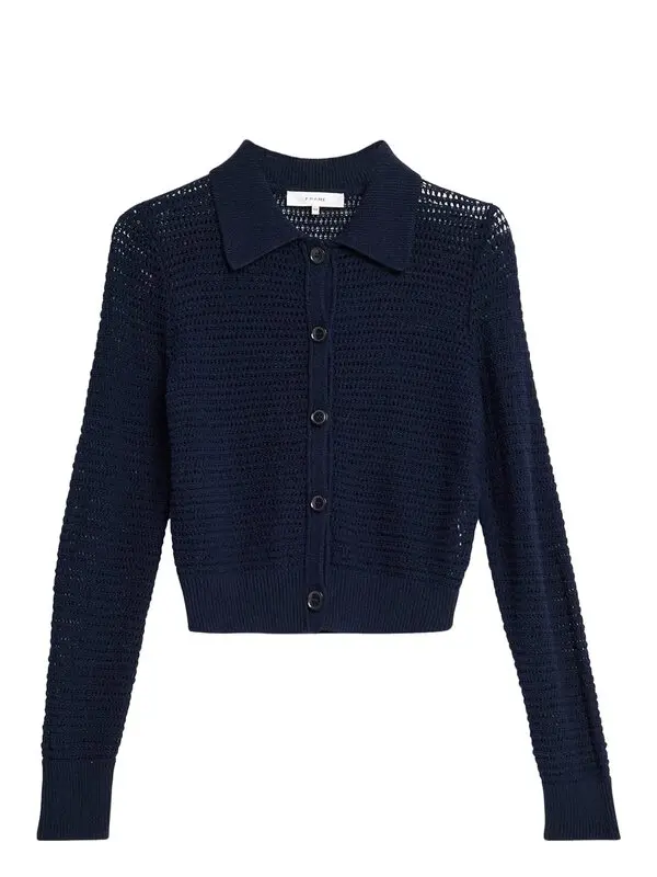 FRAME The Shrunken Cardigan - Navy