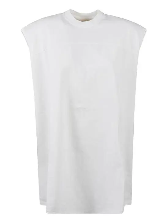 MORDECAI Sleeveless T-shirt - Alabastro