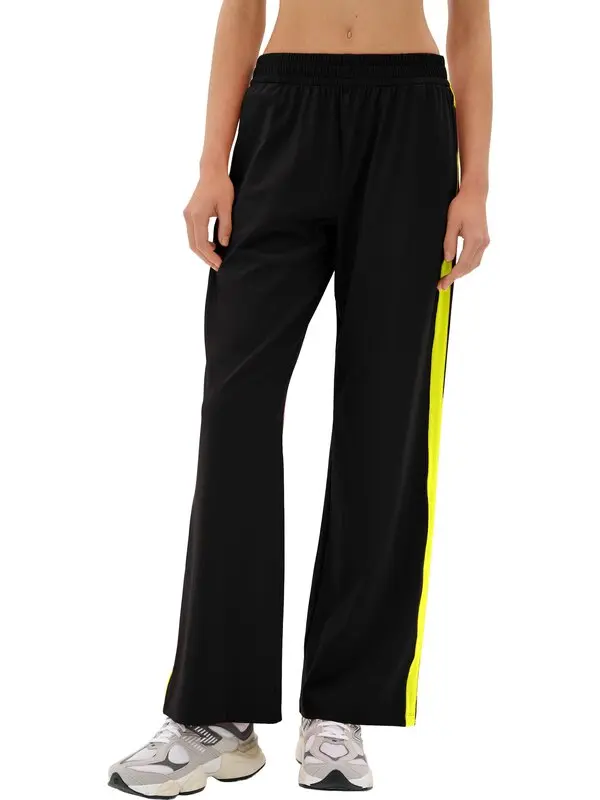 Splits59 Maxie Rigor Track Pants - Black/chartreuse