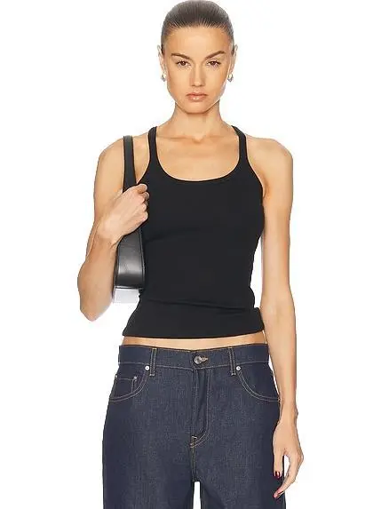 GRLFRND Slim Racer Tank - Black