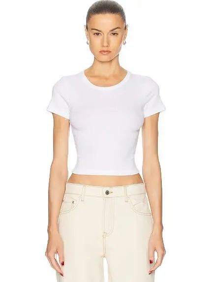 GRLFRND Baby Tee - White