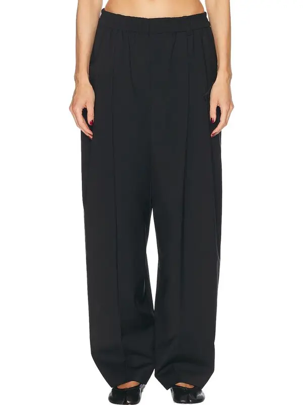 Alexander Wang Elasticated Sartorial Pant - Black