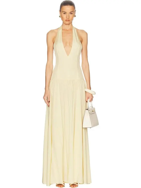 SHANI SHEMER Astrid Maxi Dress - Butter