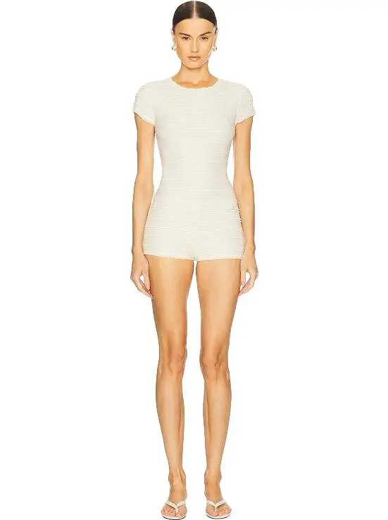 LOBA Jane Mini Romper - Ivory