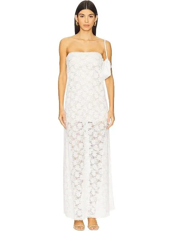 RUNAWAY THE LABEL Kinera Maxi Dress - White