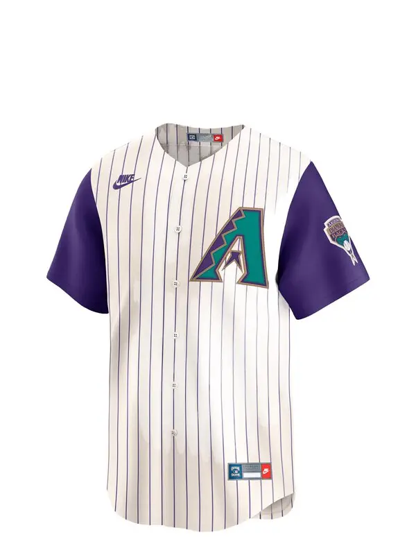 Nike Randy Johnson Arizona Diamondbacks Cooperstown Dri-fit Adv Mlb Limited Jersey - White