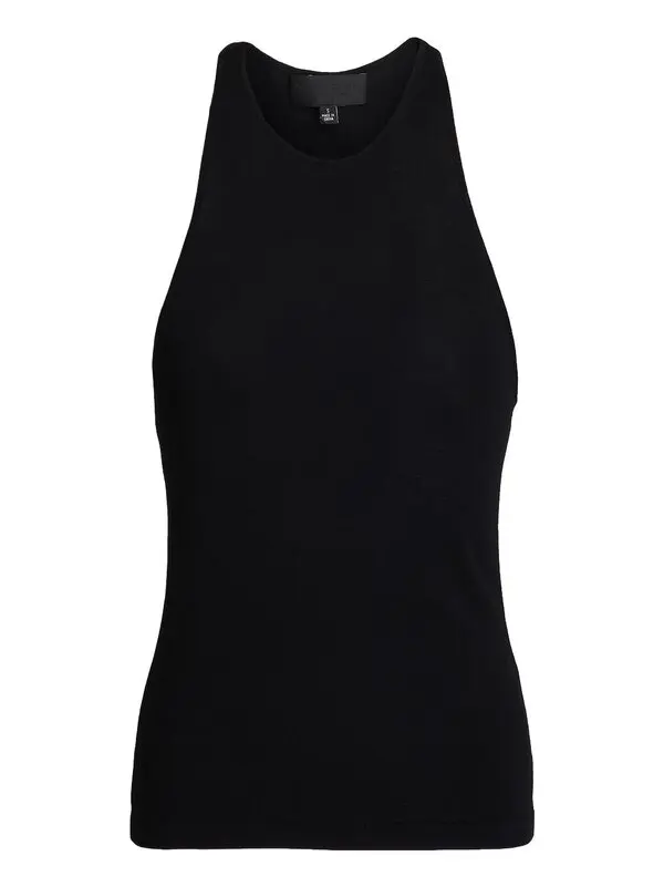 NILI LOTAN Inga Stretch-knit Tank - Black