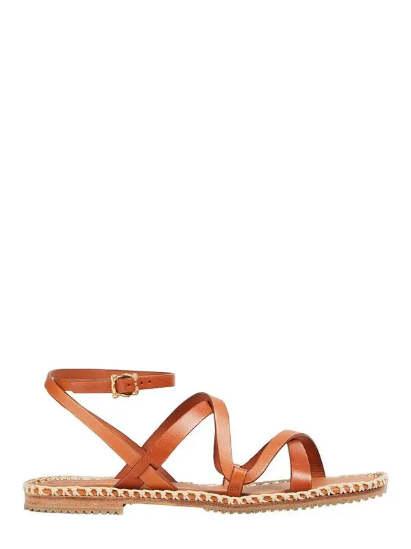 Zimmermann Leather Sandals - Tan