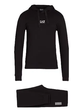 EA7 Cotton Tracksuit - Black