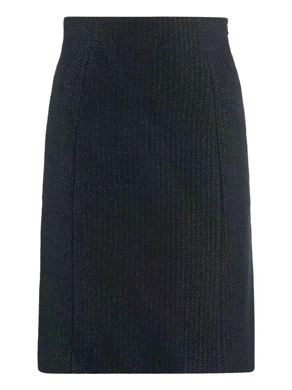 St. John Knitted Pencil Skirt - Black