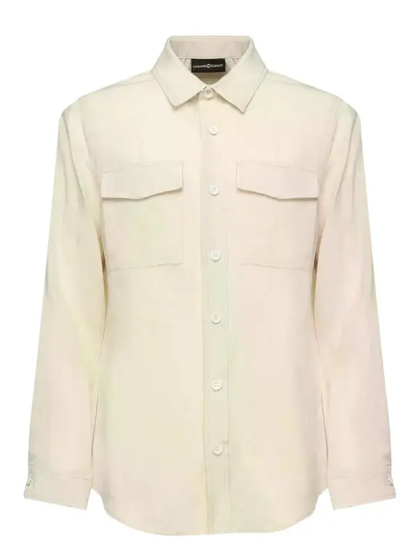 GIULIANO GALIANO Panther Shirt - White