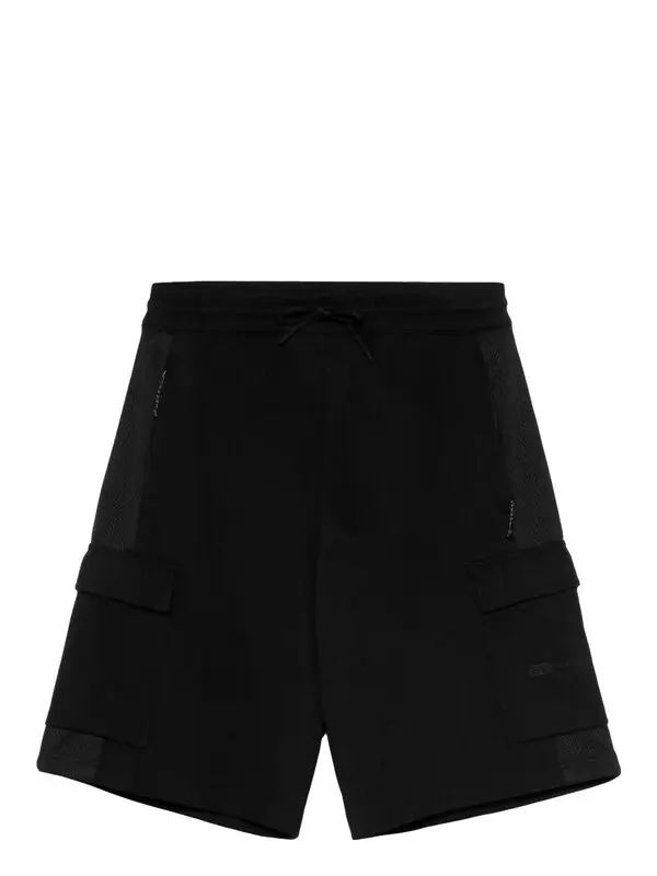 Emporio Armani Cargo Track Shorts - Black