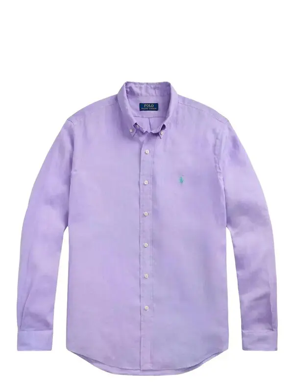 Polo Ralph Lauren Linen Shirt - Purple