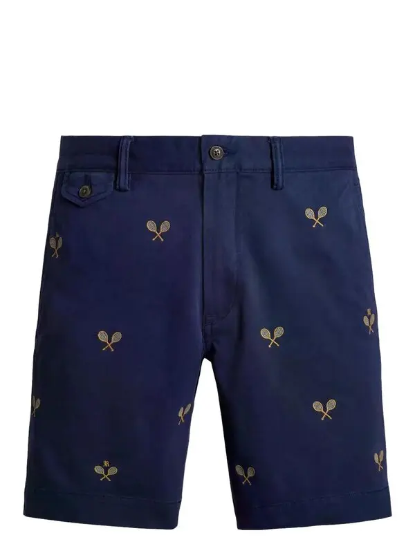 Ralph Lauren Embroidered Shorts - Blue