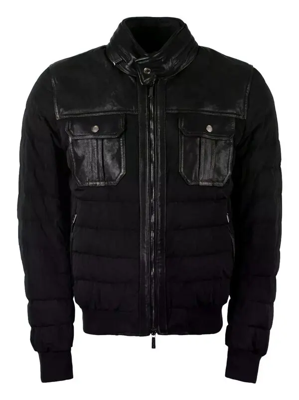 MOORER Trevor Bomber Jacket - Black