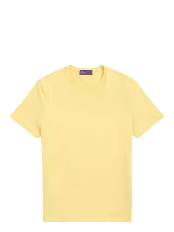 Ralph Lauren Purple Label Crew Neck T-shirt - Yellow