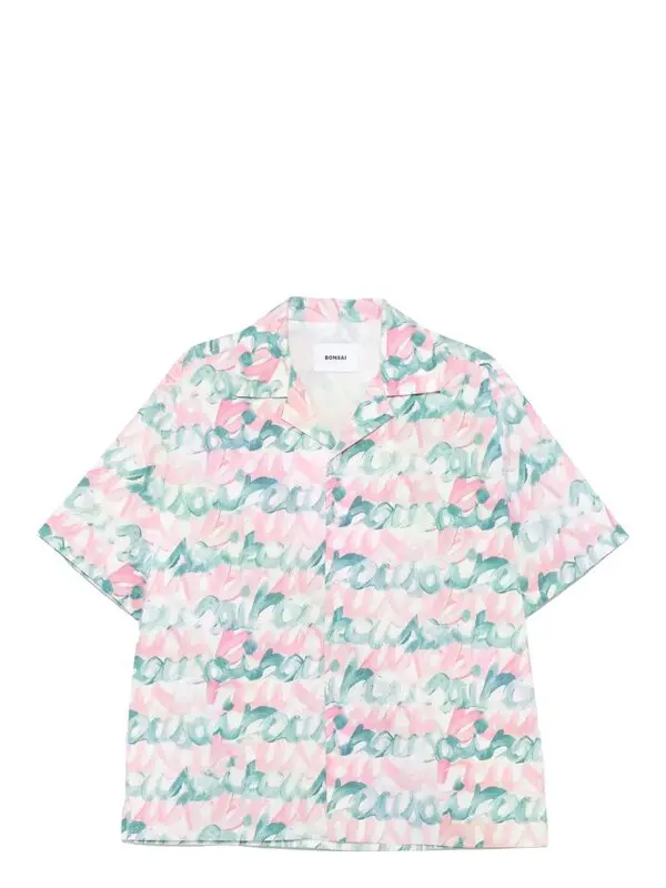BONSAI Logo-print Shirt - Pink