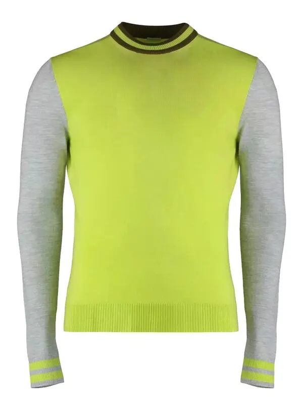 Malo Virgin Wool Sweater - Green