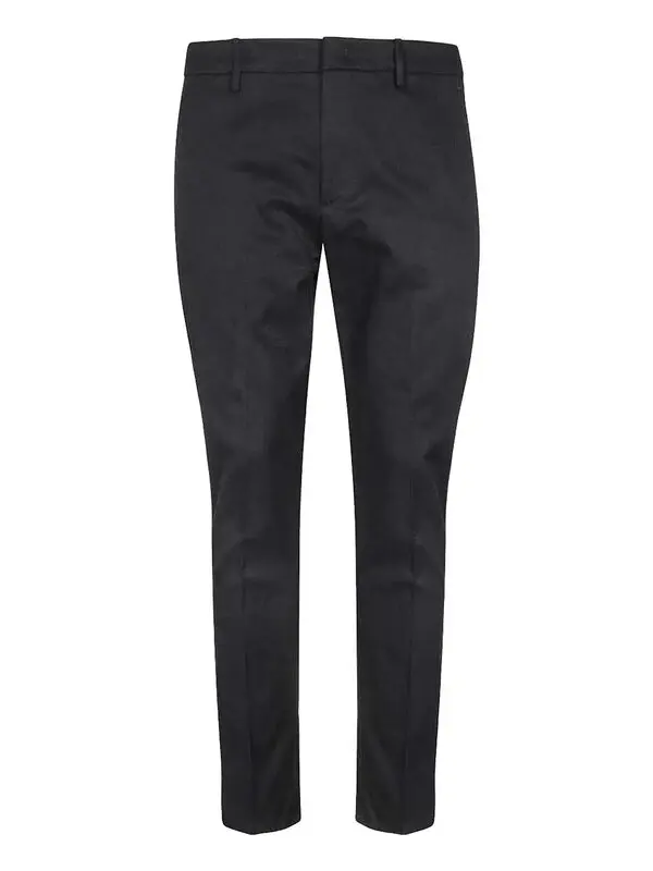 DONDUP Tapered Trousers - Black