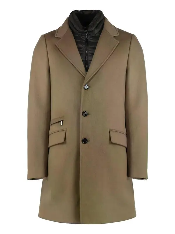 MOORER Harris Cashmere Coat - Brown