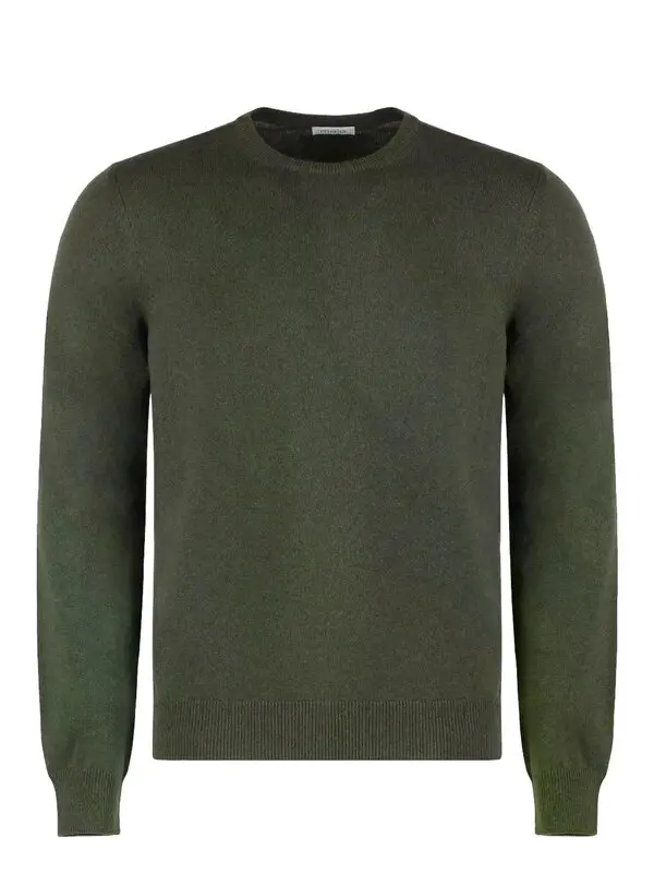 Malo Ribbed Sweater - Green