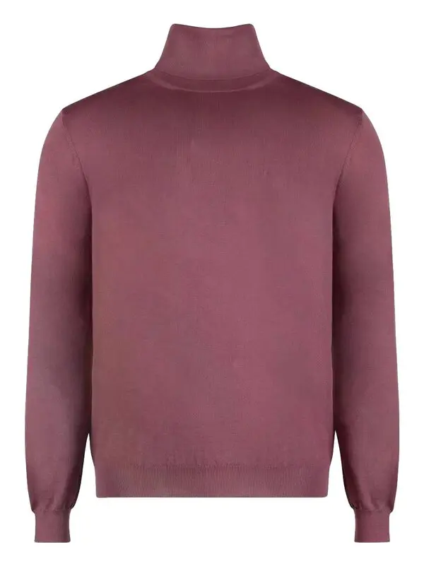Malo Roll Neck Sweater - Pink