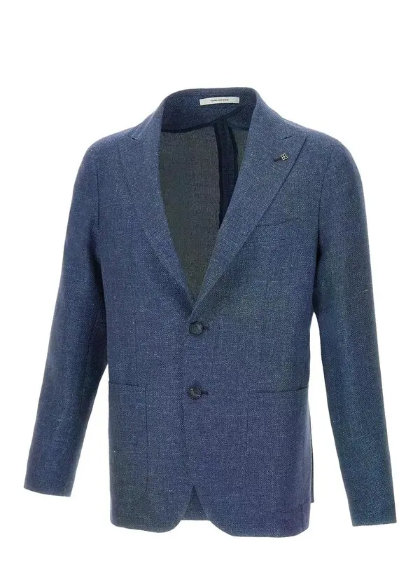 Tagliatore Single-breasted Blazer - Blue