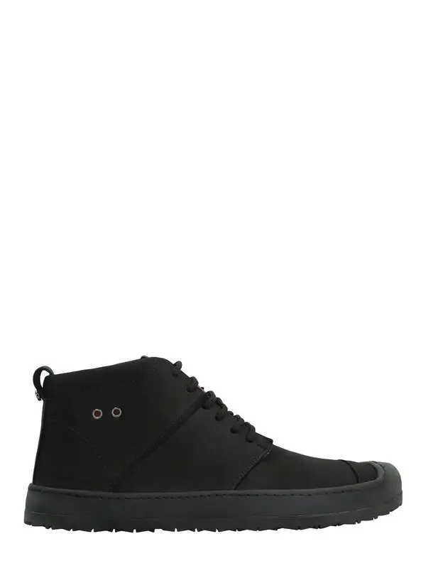 VOLTA Leather Desert Boots - Black