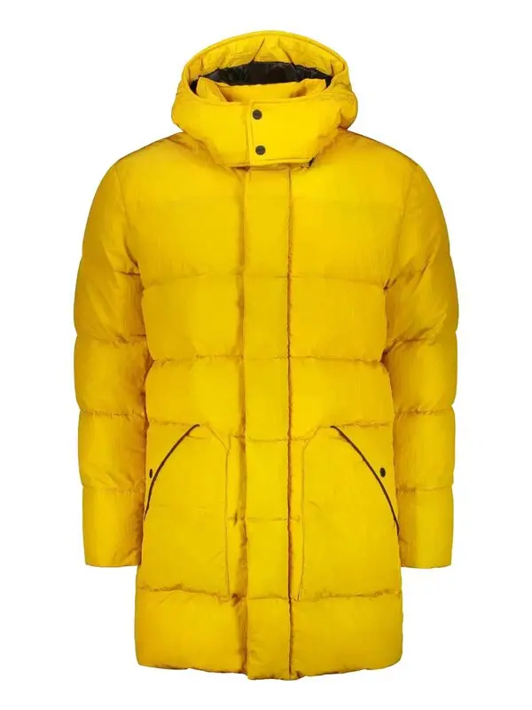 Herno Hooded Padded Coat - Yellow