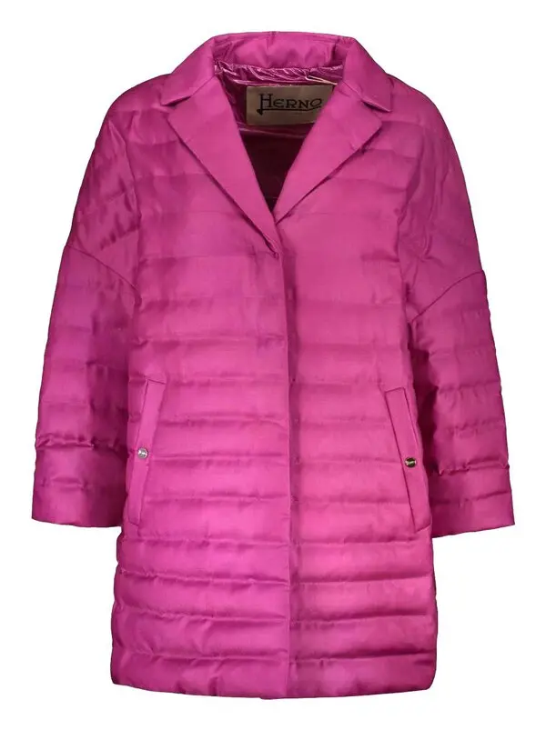 Herno Quilted Puffer Coat - Pink