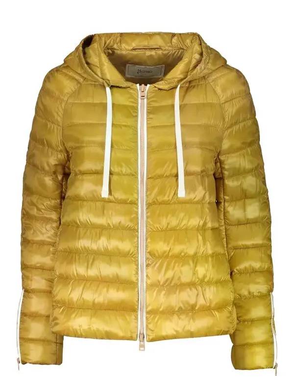 Herno Quilted Puffer Jacket - Yellow