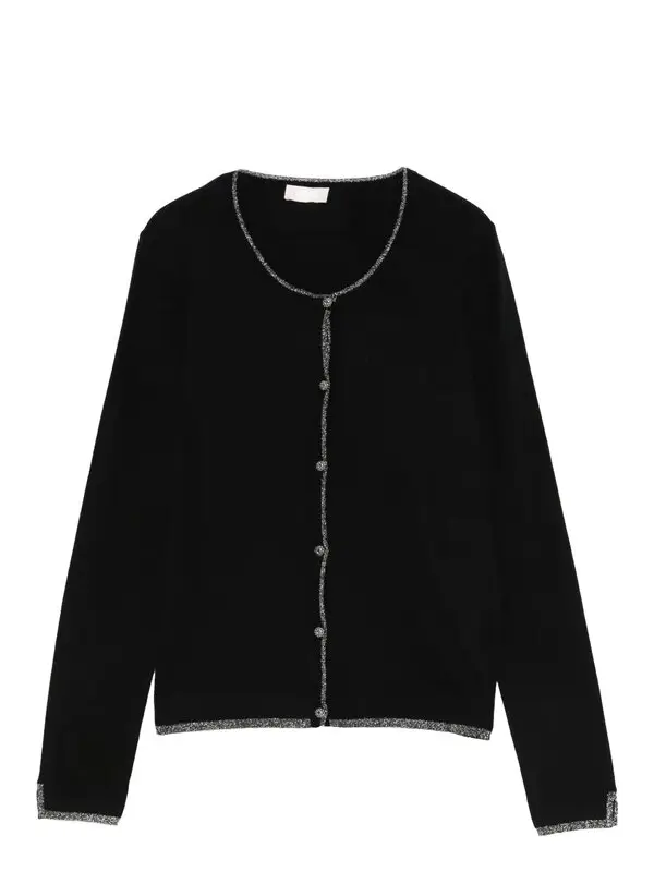 Liu Jo Jewel-button Cardigan - Black