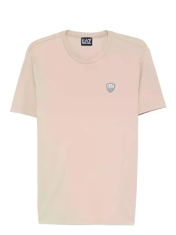 Emporio Armani Premium Shield T-shirt - Neutrals