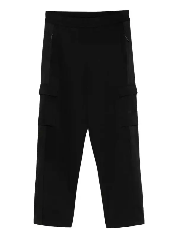 Emporio Armani Cargo Track Pants - Black
