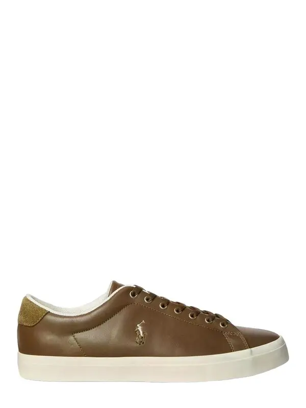Polo Ralph Lauren Leather Low-top Sneakers - Brown