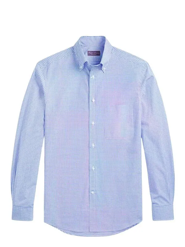 Ralph Lauren Purple Label Checked Shirt - Blue