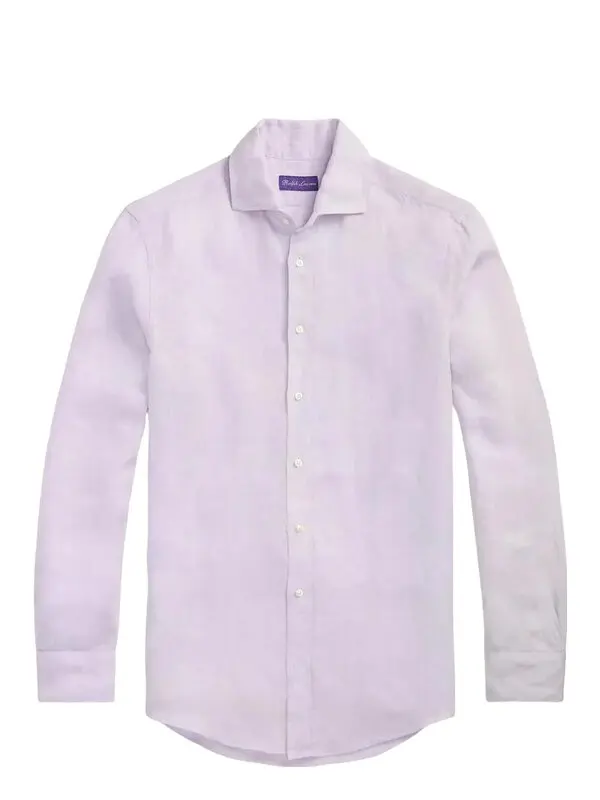 Ralph Lauren Purple Label Linen Shirt - Purple