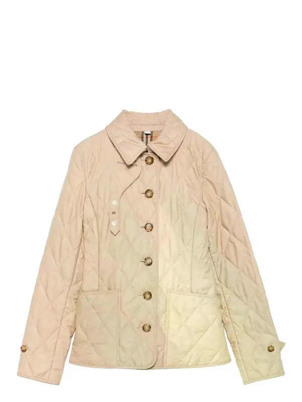 Burberry Diamond-quilted Jacket - Neutrals
