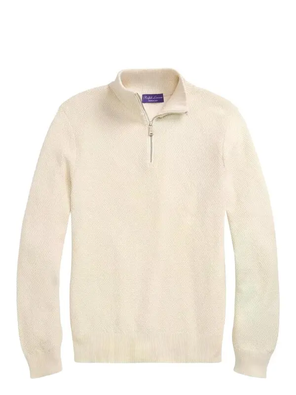 Ralph Lauren Purple Label Silk-blend Pullover - Neutrals