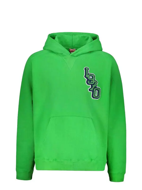 Kenzo Chenille-logo Hoodie - Green